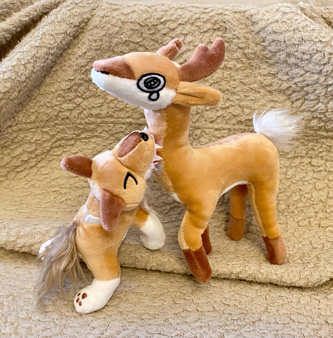 Antelope and Coyote Eco Friendly Plush - Etsy