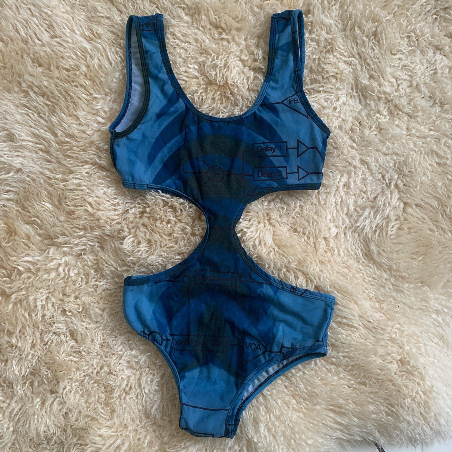 X Ray Print Swimsuit OS - Etsy