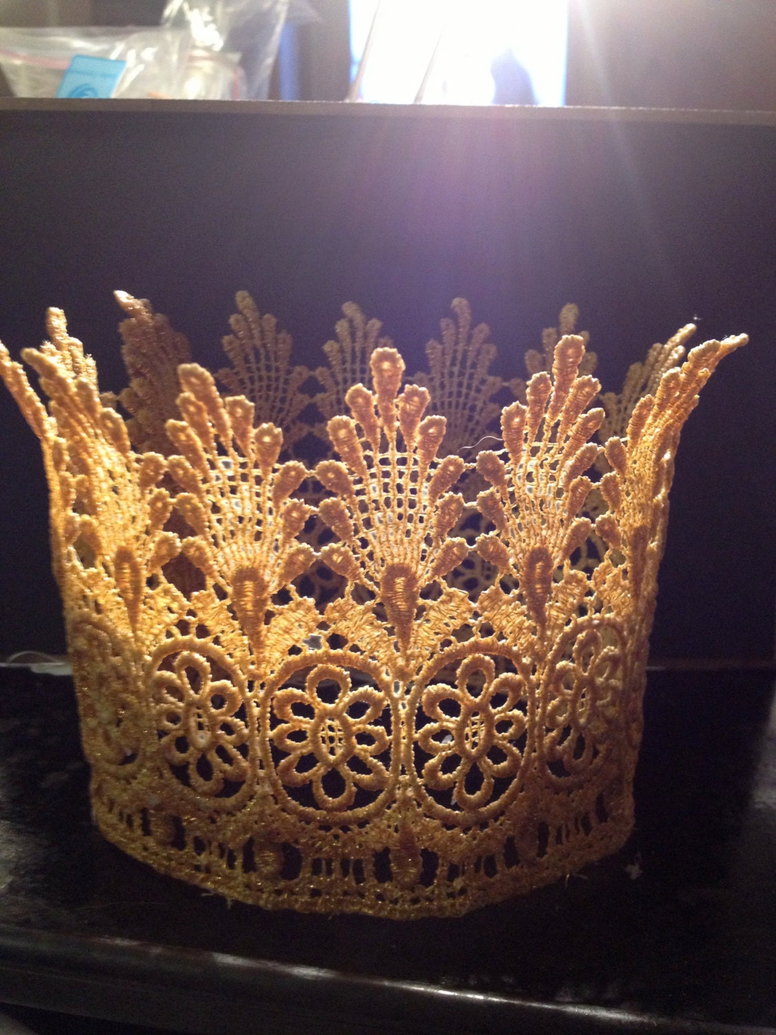 Lace Crowns Handcrafted-gothic Princess-birthday Crown-crowns-infant ...