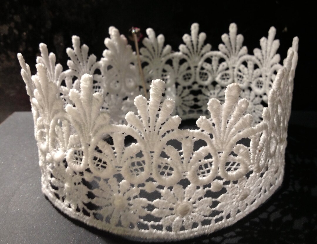 Lace Crown-birthday Crown-crowns-infant Crown-princess Crowns-photo ...