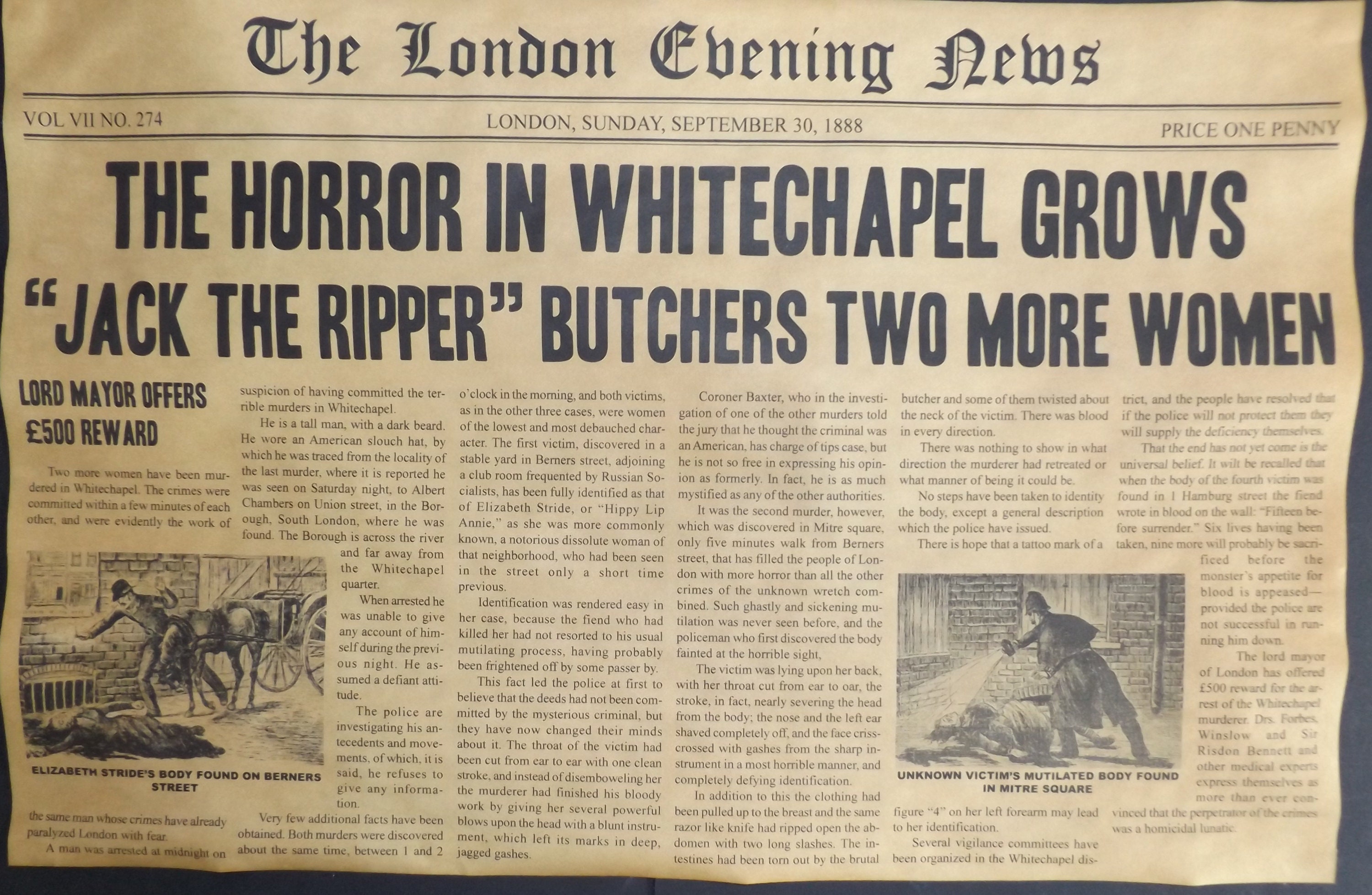 Schmerzmittel Wollen Delikatesse Jack The Ripper Original Newspaper Schmerzmittel Wollen Delikatesse Jack The Ripper Original Newspaper