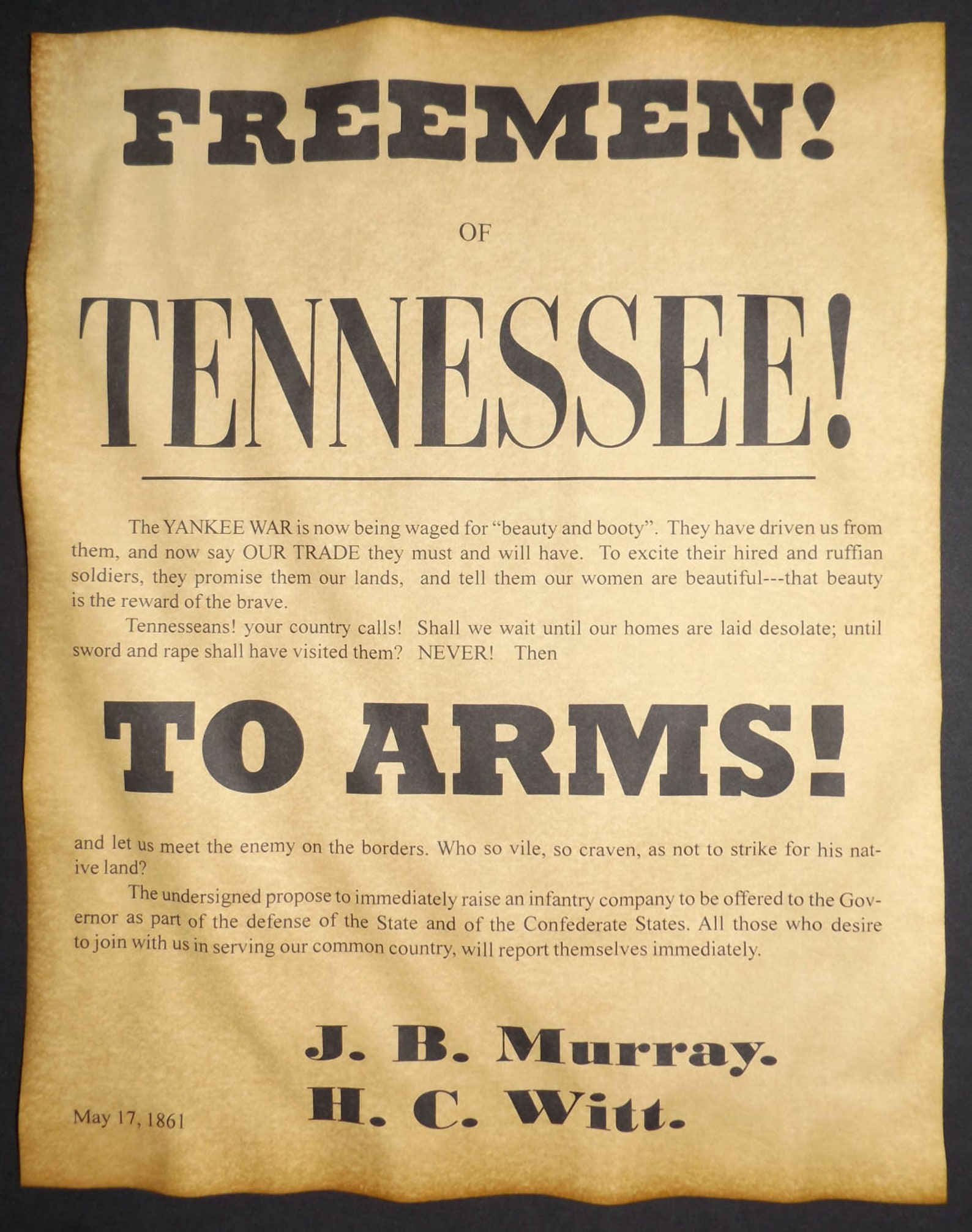 Set of 5 Confederate Civil War Recruiting Posters Virginia - Etsy