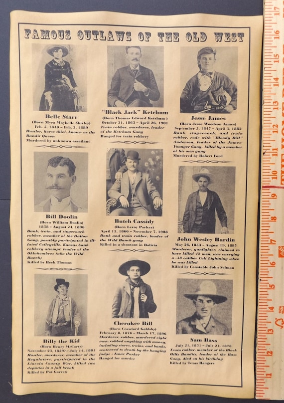Famous Western Outlaws
