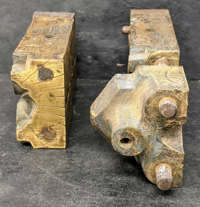 Brass Mold From C. Co. S. Pewter Company for Making Salt and Pepper ...