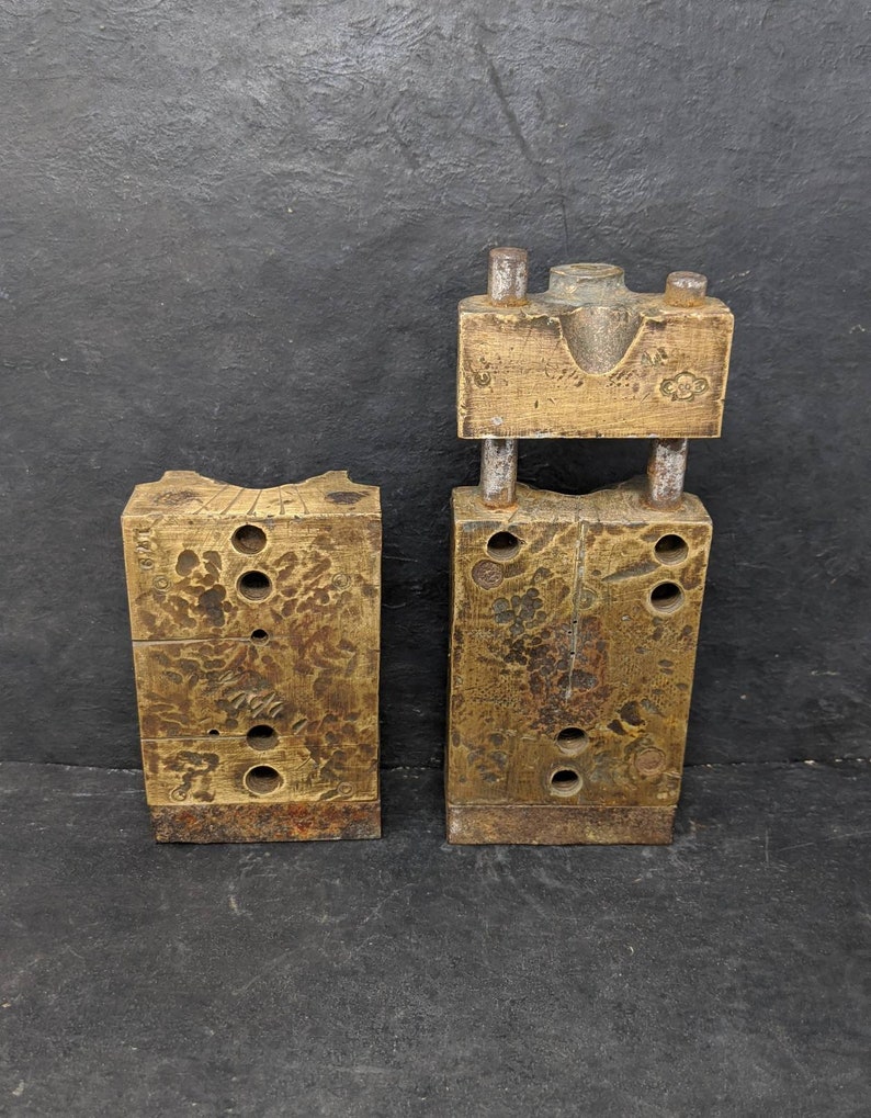 Brass Mold From C. Co. S. Pewter Company for Making Salt and Pepper ...