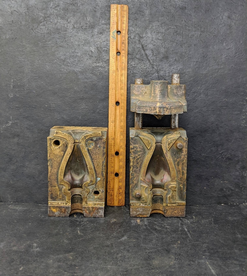 Brass Mold From C. Co. S. Pewter Company for Making Salt and Pepper ...