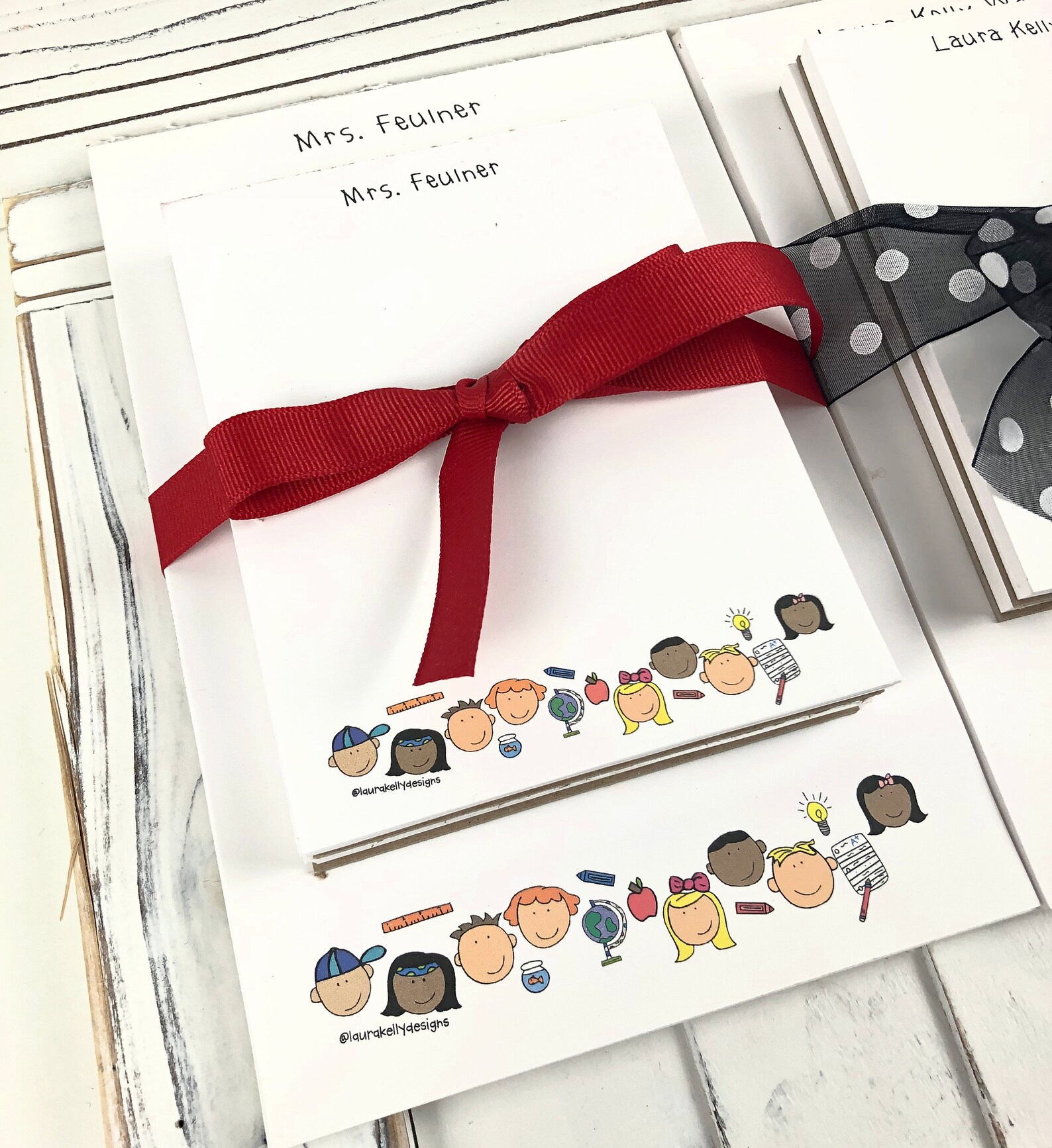 Teacher Memo Pad Set Kids - Etsy