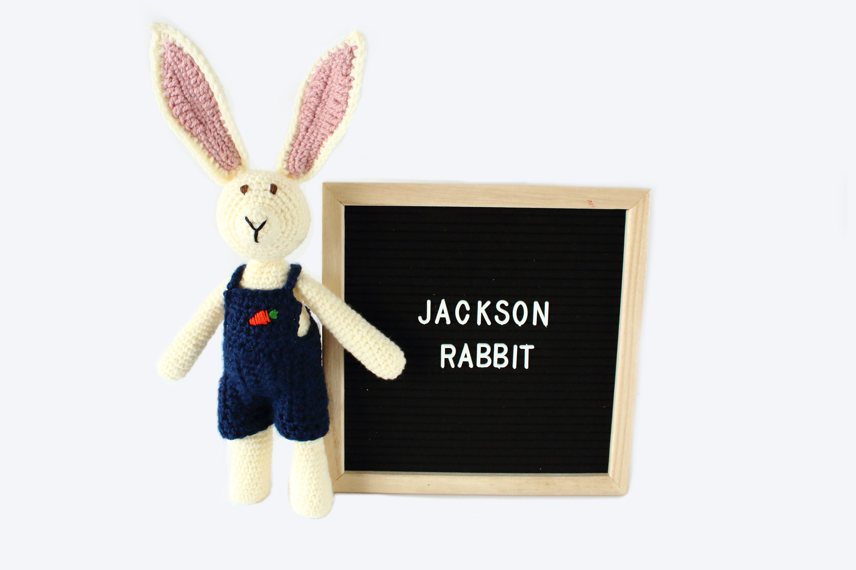 CROCHET PATTERN: Jackson Rabbit Crochet Pattern Stuffed - Etsy