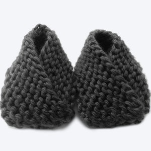 KNITTING PATTERN: Crossover Booties | Knitted Baby Booties | Baby Boy ...