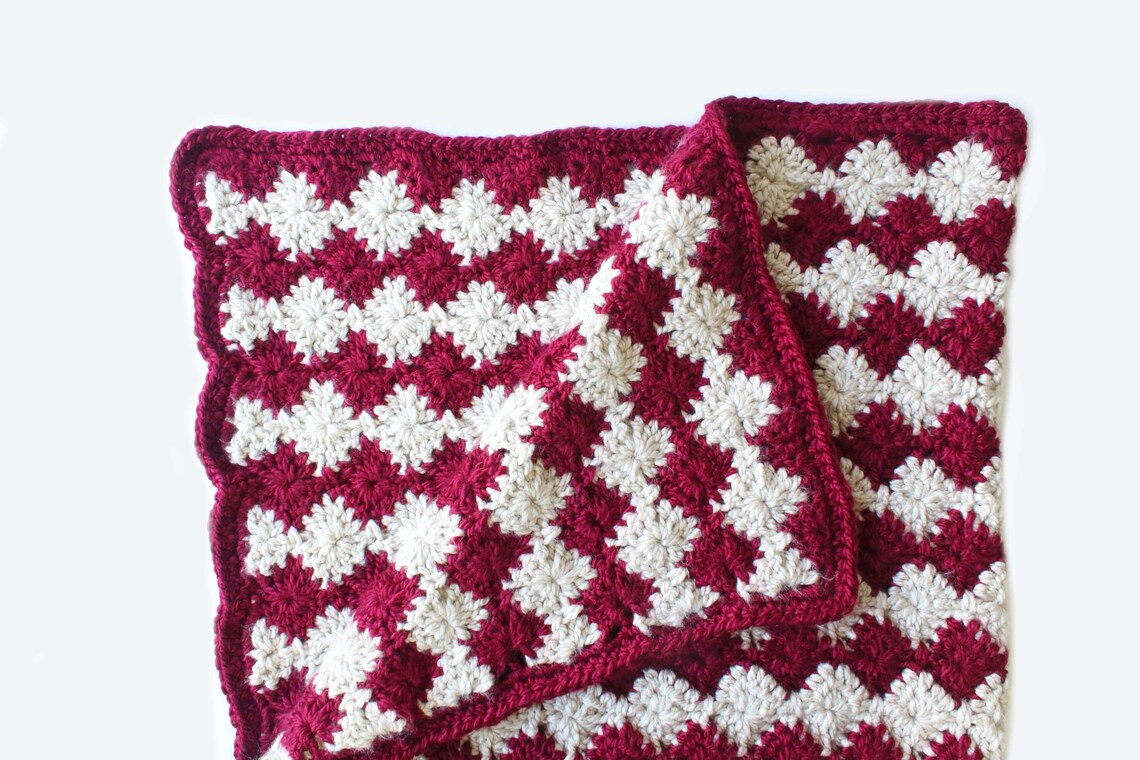 CROCHET PATTERN: Fireworks Throw Crochet Throw Blanket - Etsy