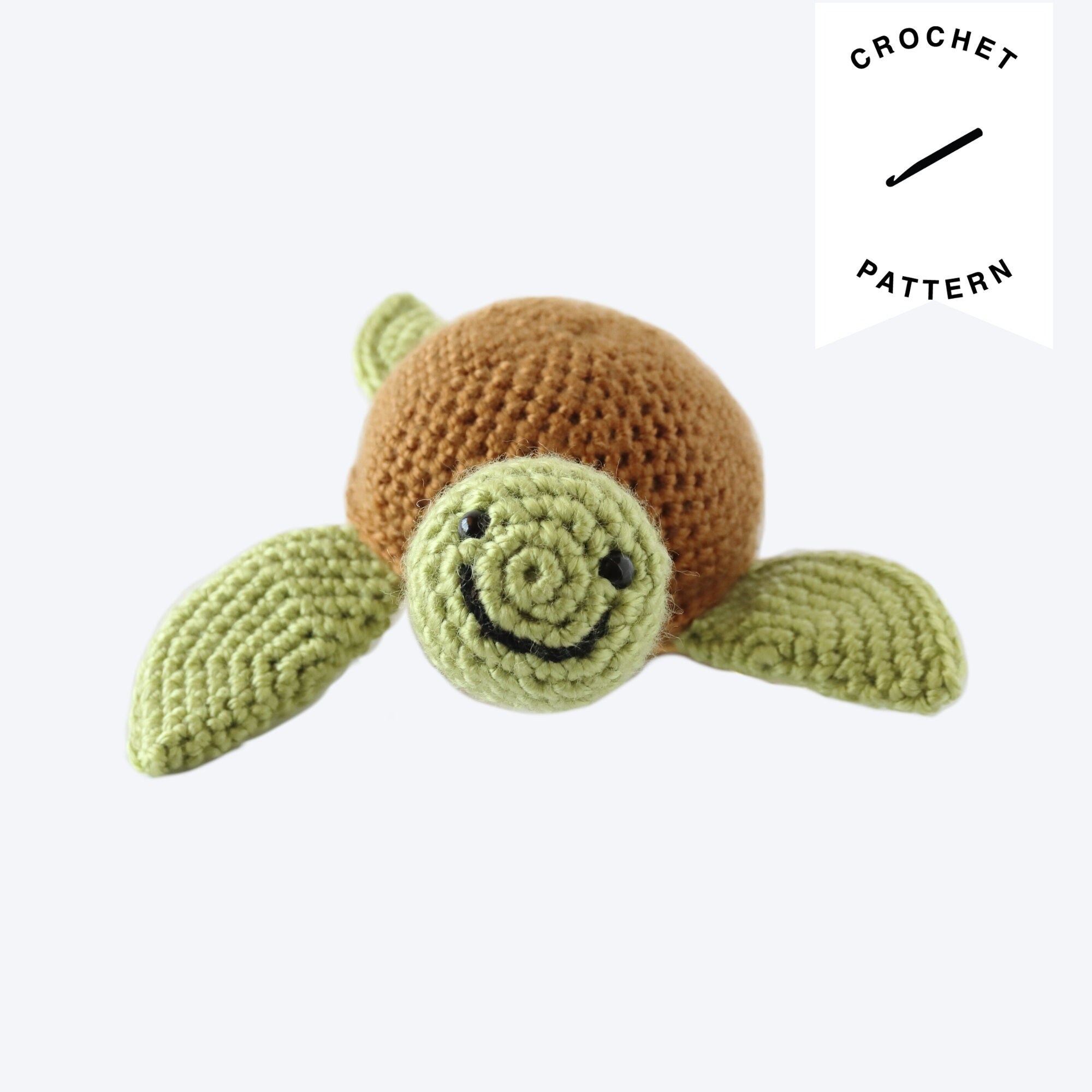 CROCHET PATTERN: Shelby the Turtle Turtle Toy Stuffed - Etsy