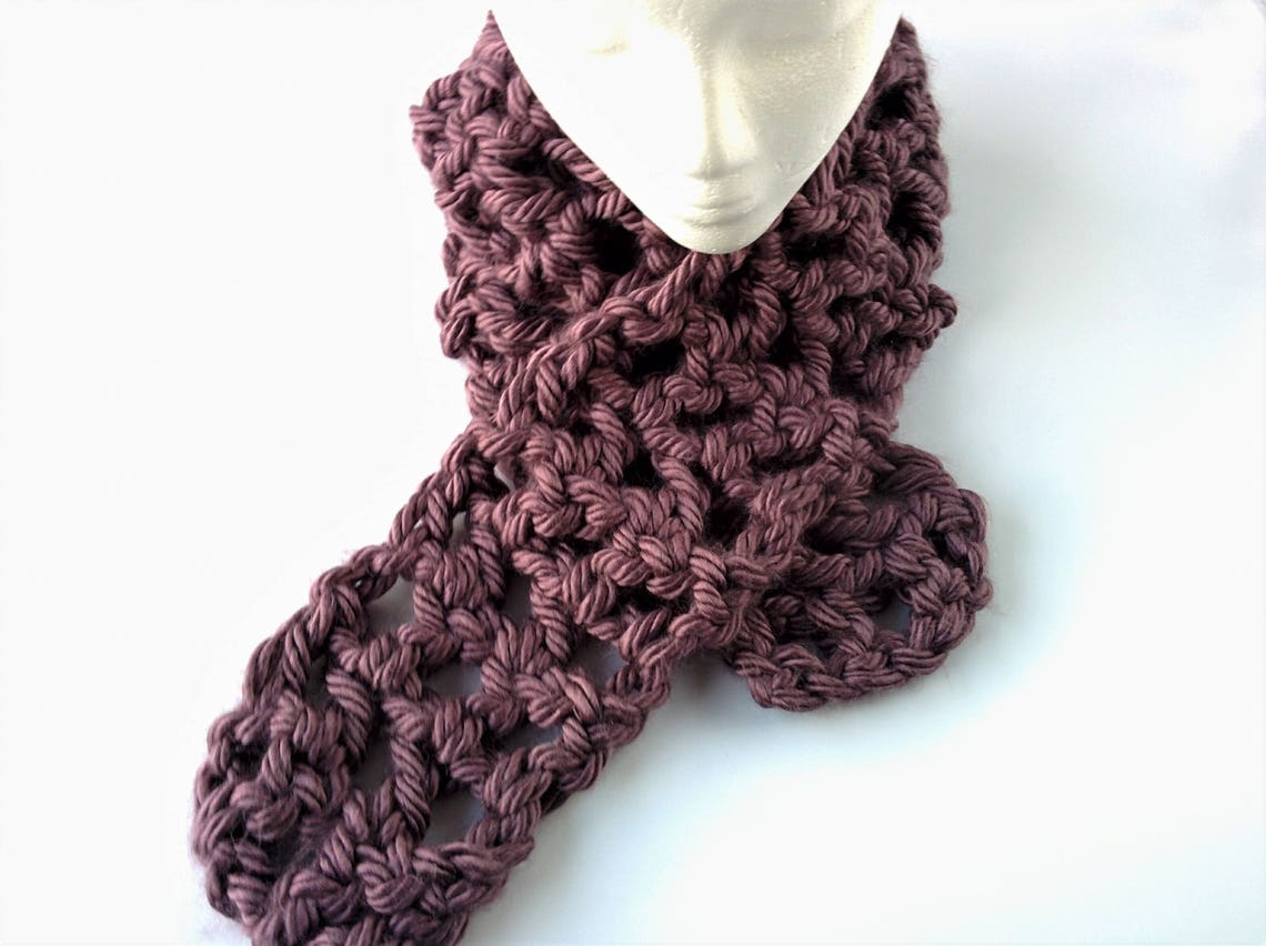 CROCHET PATTERN: Bulky Mesh Scarf Crochet Scarf Pattern - Etsy