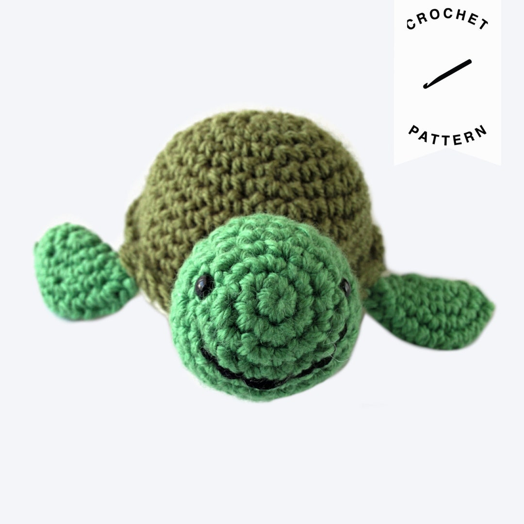 CROCHET PATTERN: Shelby the Turtle | Turtle Toy, Stuffed Animal ...