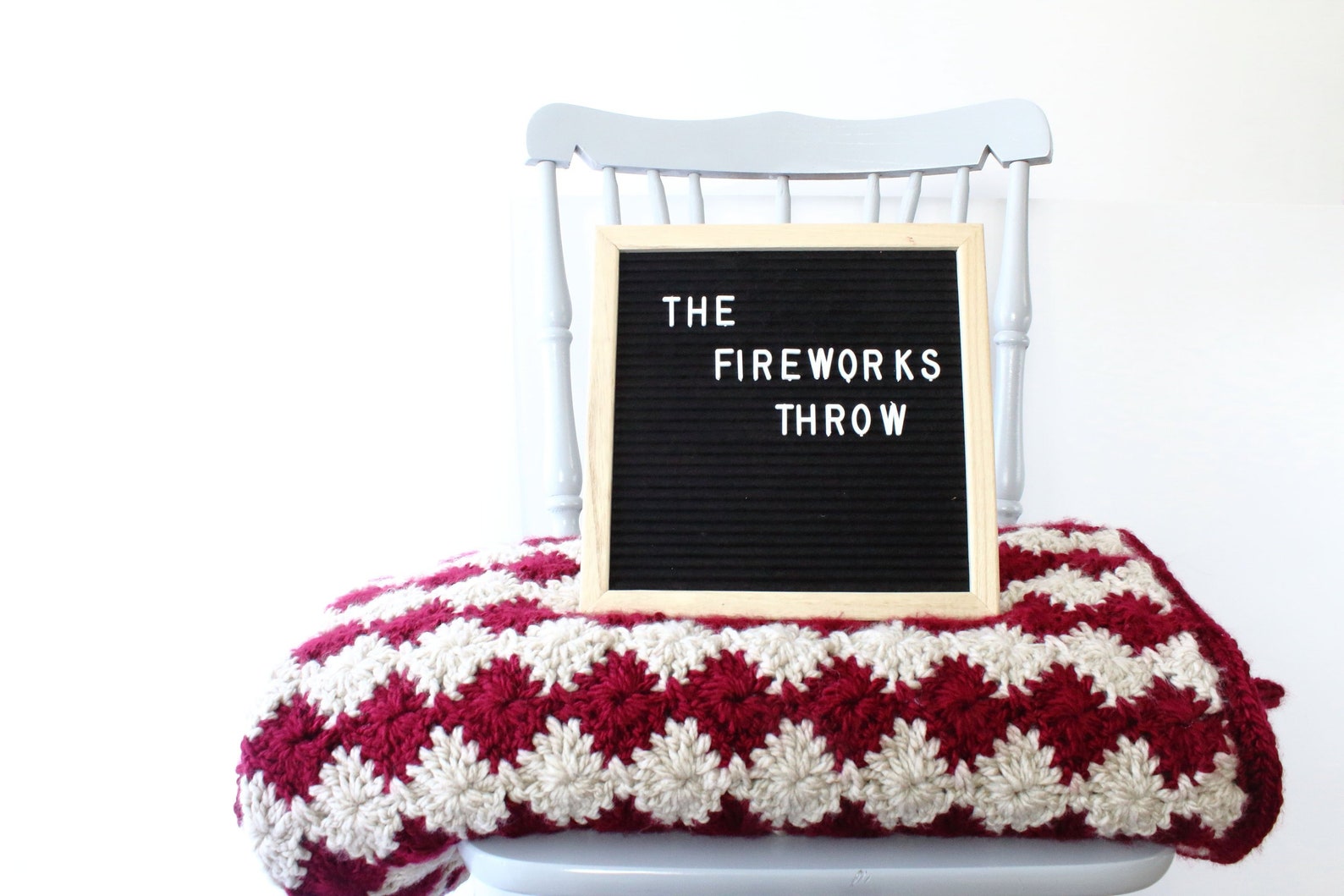 CROCHET PATTERN: Fireworks Throw Crochet Throw Blanket - Etsy