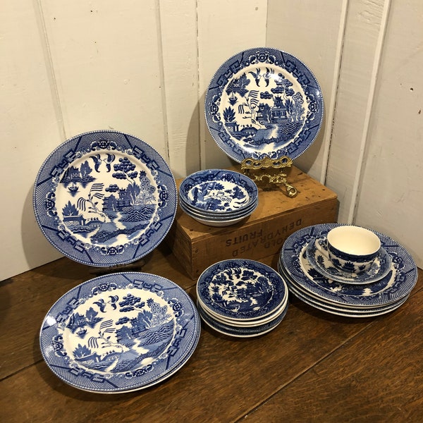 Blue Willow Dishes - Etsy