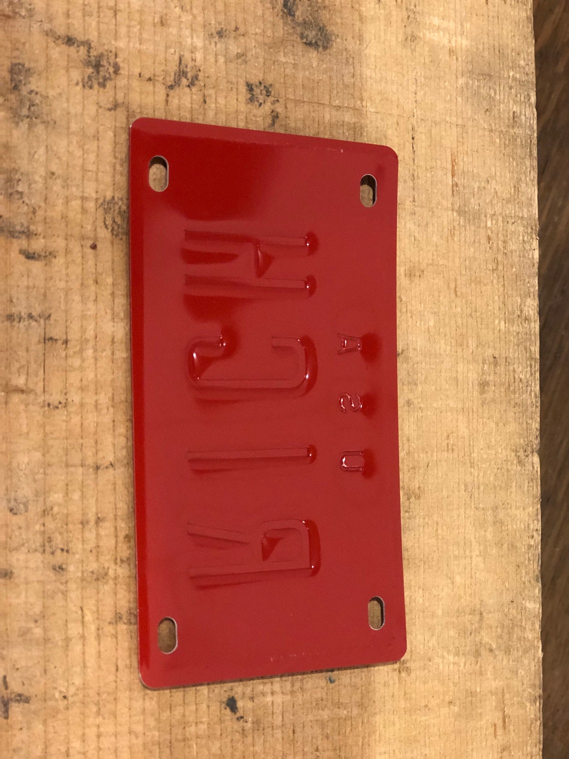 Vintage Toys Word Slide Number Slide License Plate - Etsy