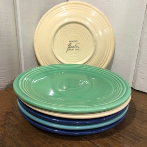 Vintage Genuine Fiestaware Plates Platters Bowls - Etsy