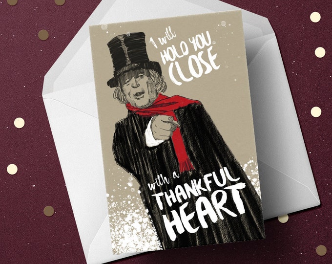 Muppets Christmas Carol Holidays Seasons Greeting Card, Michael Caine ...