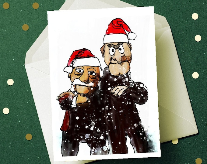 Muppets Christmas Carol Greeting Card: Funny Holiday Illustration - Etsy