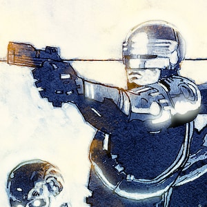 Alien Terminator Predator Robocop Birthday Greeting Card 80s - Etsy