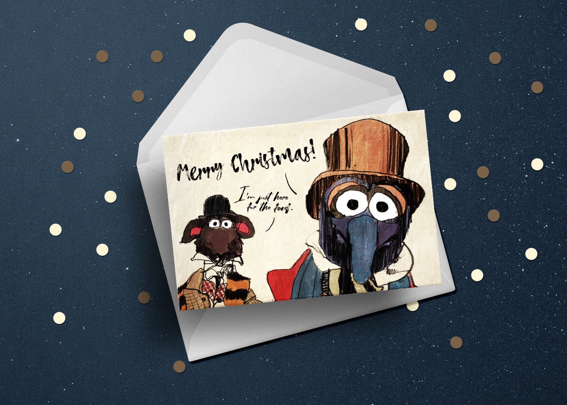 Muppets Christmas Carol Happy Holidays Seasons Funny Greeting - Etsy Canada