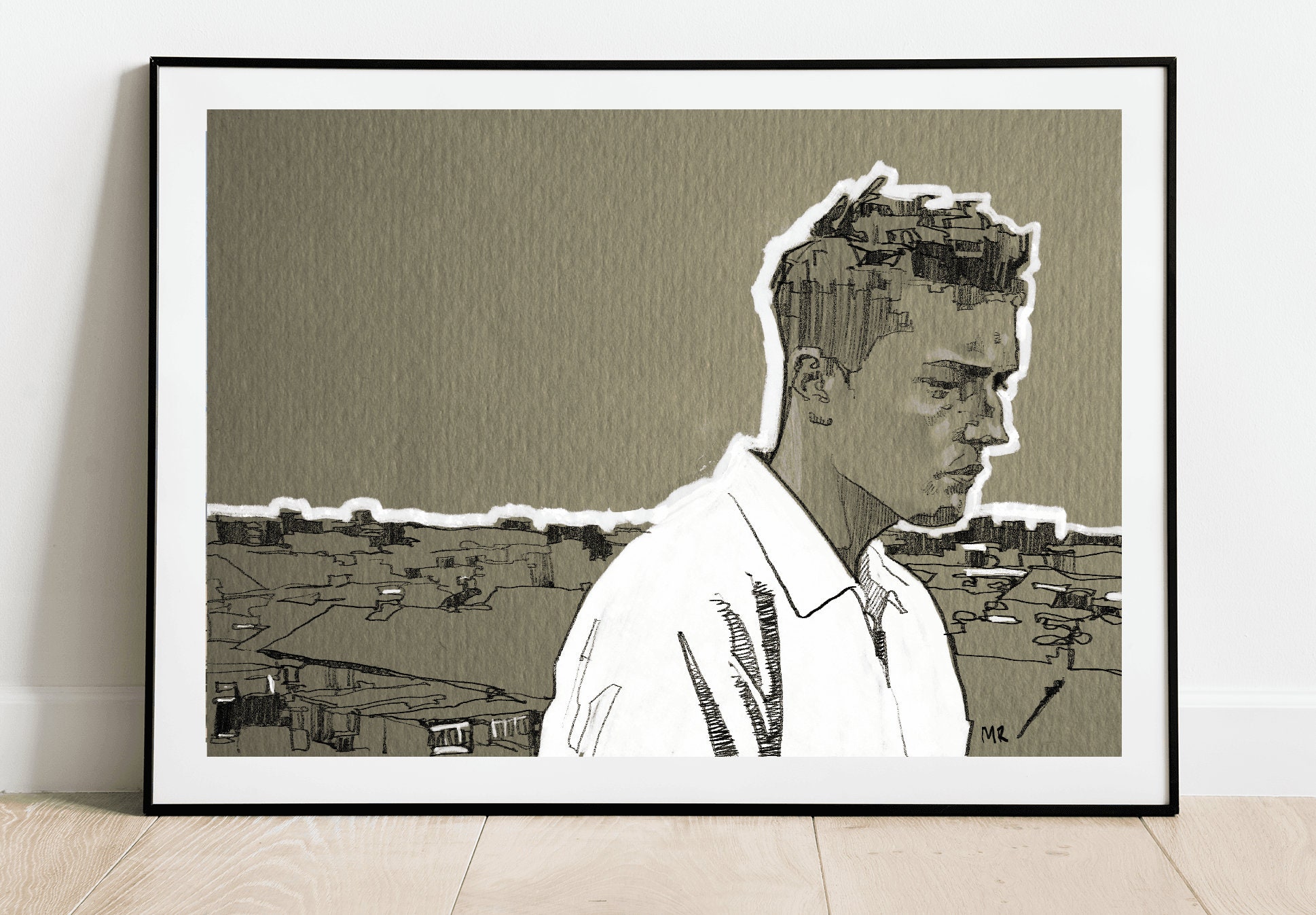 Sam Fender Art Print Rock Music Drawing Wall Decor Musician - Etsy