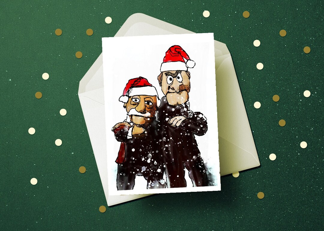 Muppets Christmas Carol Greeting Card: Funny Holiday Illustration - Etsy
