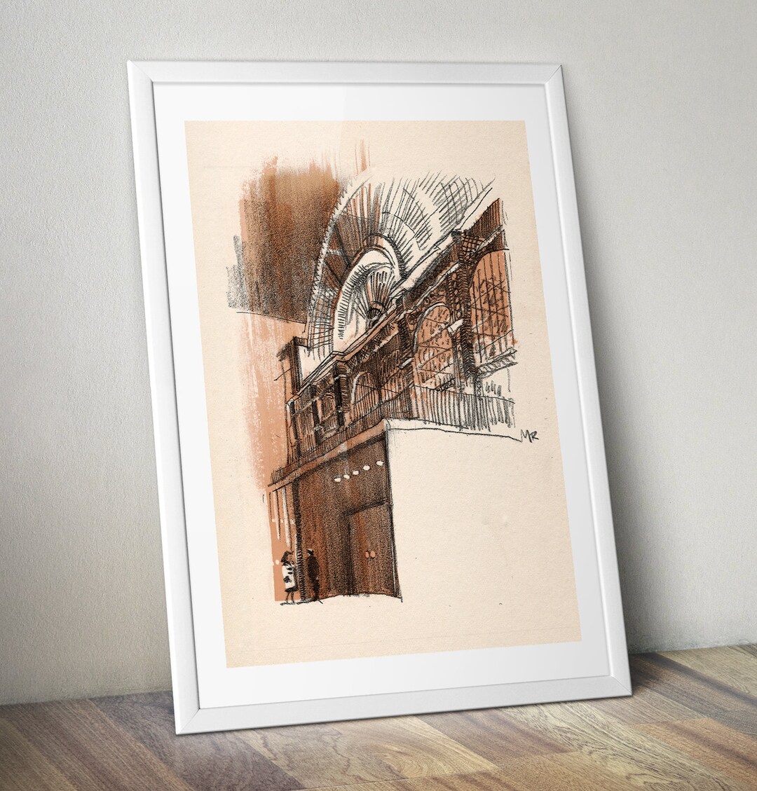 Royal Opera House London Print: Covent Garden Watercolor Art (A4) - Etsy
