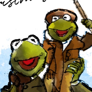 Muppets Christmas Carol Kermit Tiny Tim, Happy Holidays Funny Greeting ...