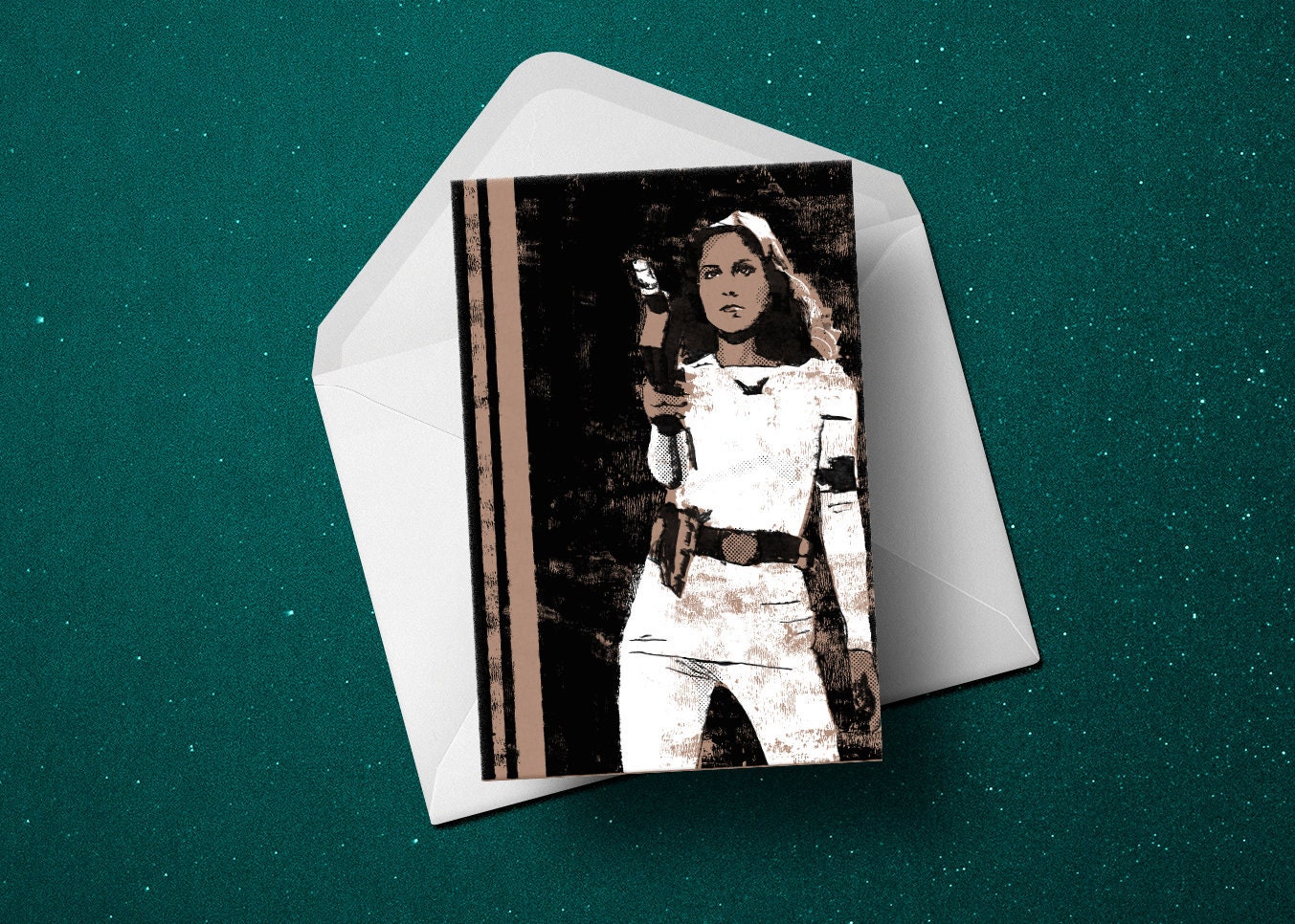 Buck Rogers Erin Gray Colonel Deering Birthday Greeting Card - Etsy
