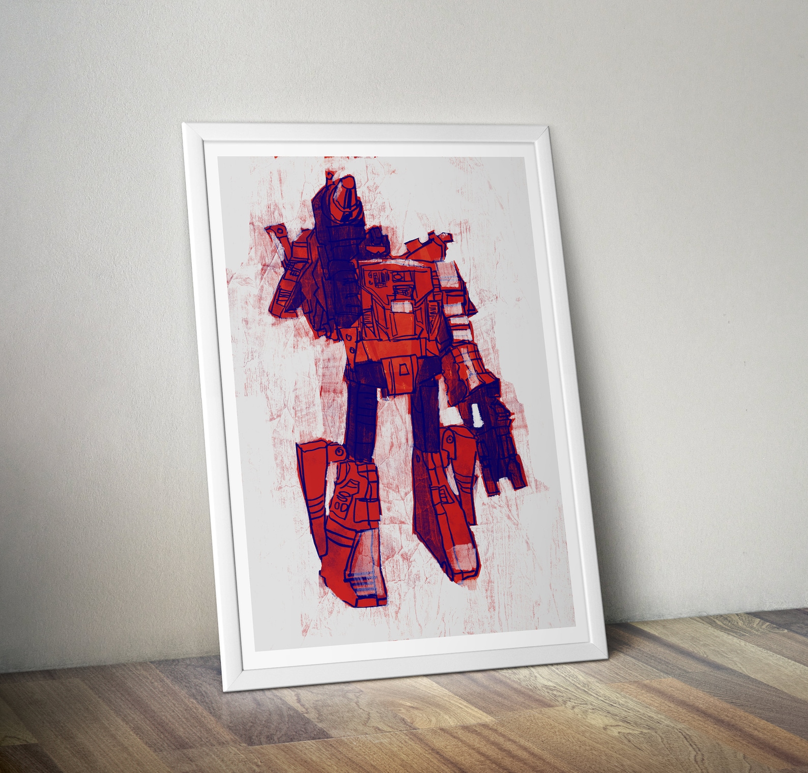 Grimlock Transformers A4 Print Robot Painting Transformers - Etsy