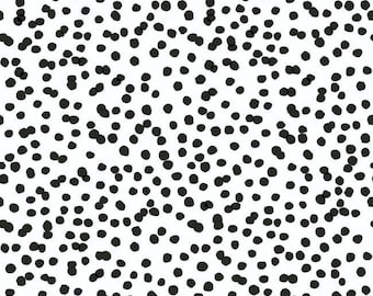 Polka Dot Black and White Spots PEEL STICK Wallpaper Etsy