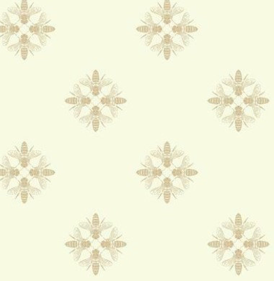Bee Insect Prepasted Wallpaper - Etsy