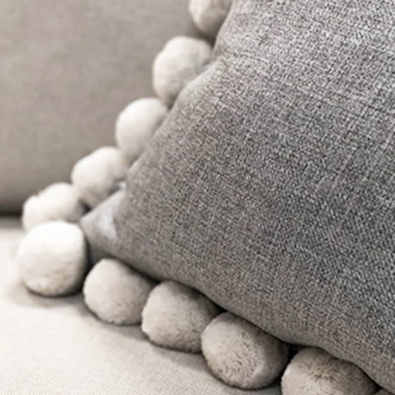 Fluffy Pom-pom Trim : White - Etsy