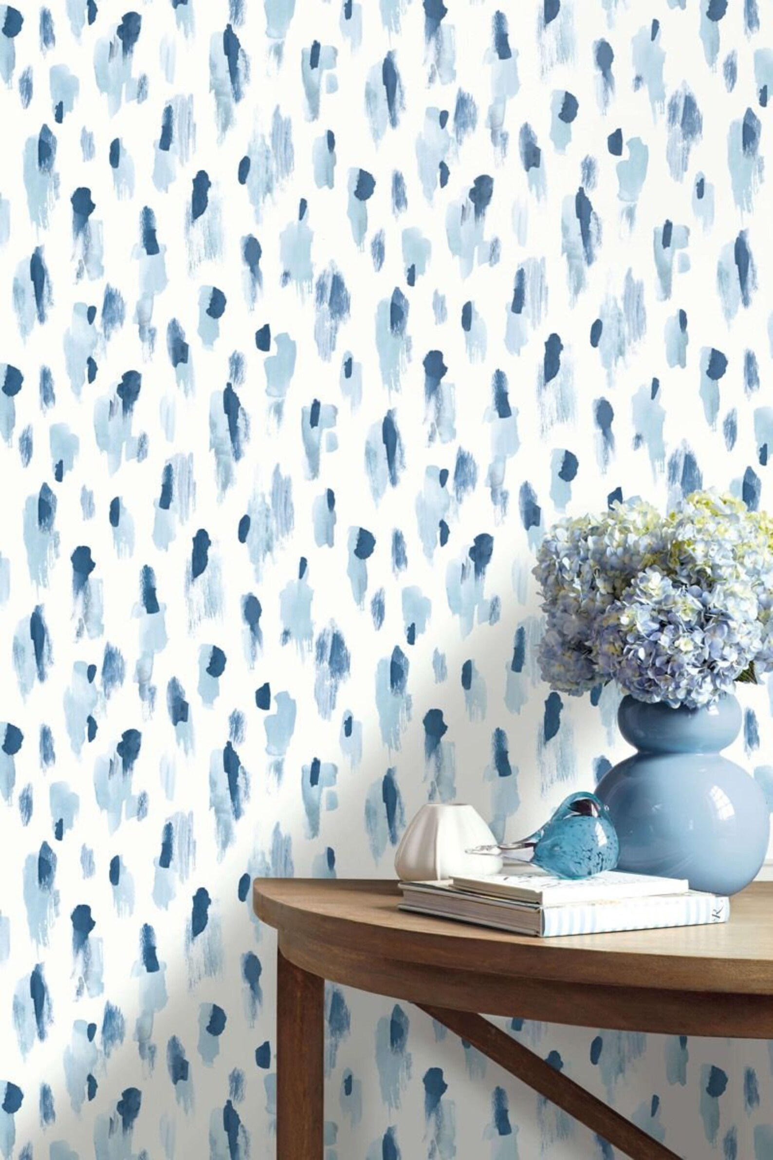 Catwalk Leopard Blue Wallpaper - Etsy