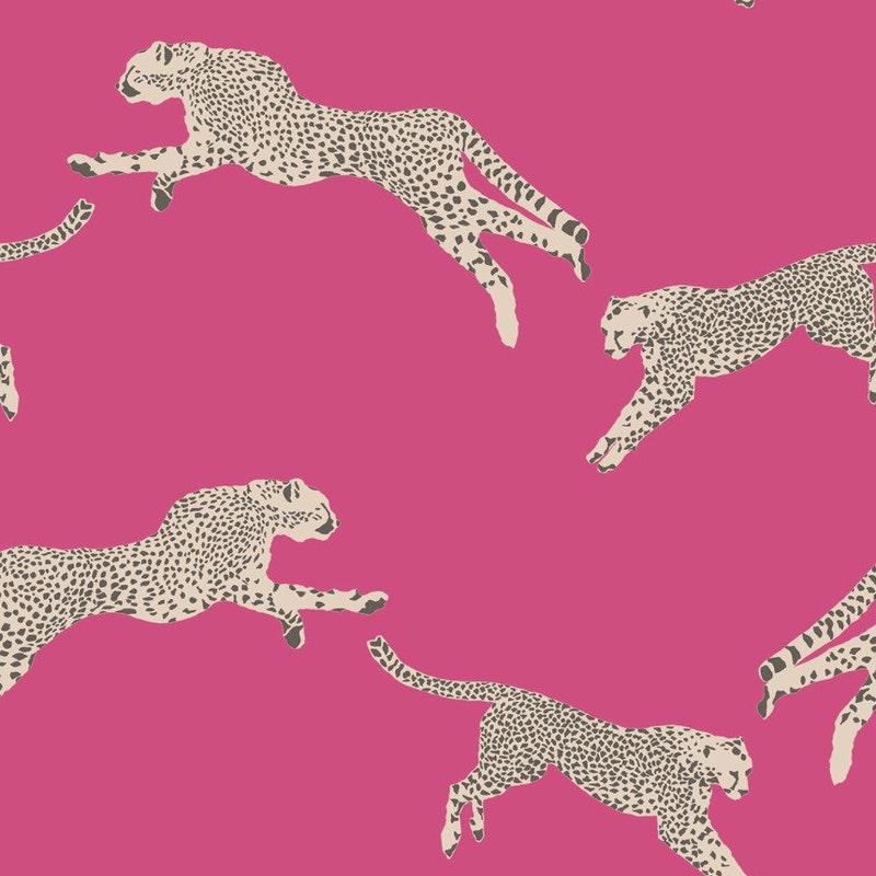 Pink Cheetah Wallpaper - Etsy