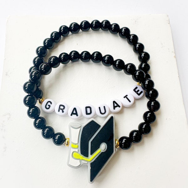 Graduation Bracelet - Etsy