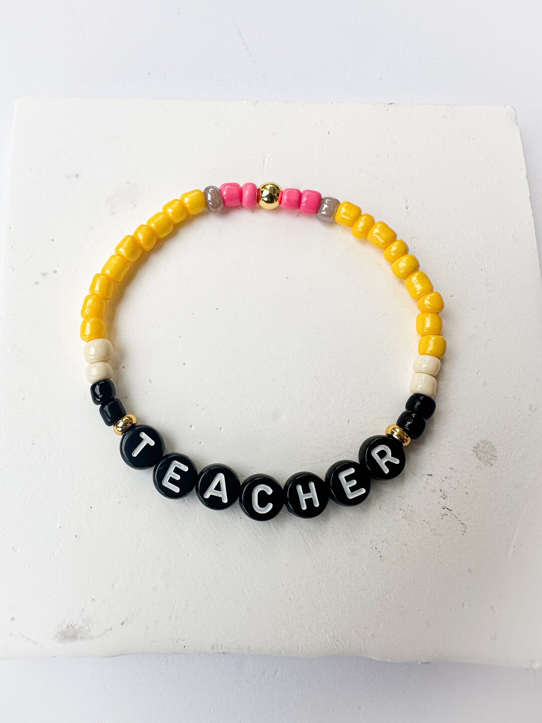 Teacher Pencil Bracelet | Teacher Gift | Teacher Appreciation Gift | Back to School Gift | New ...