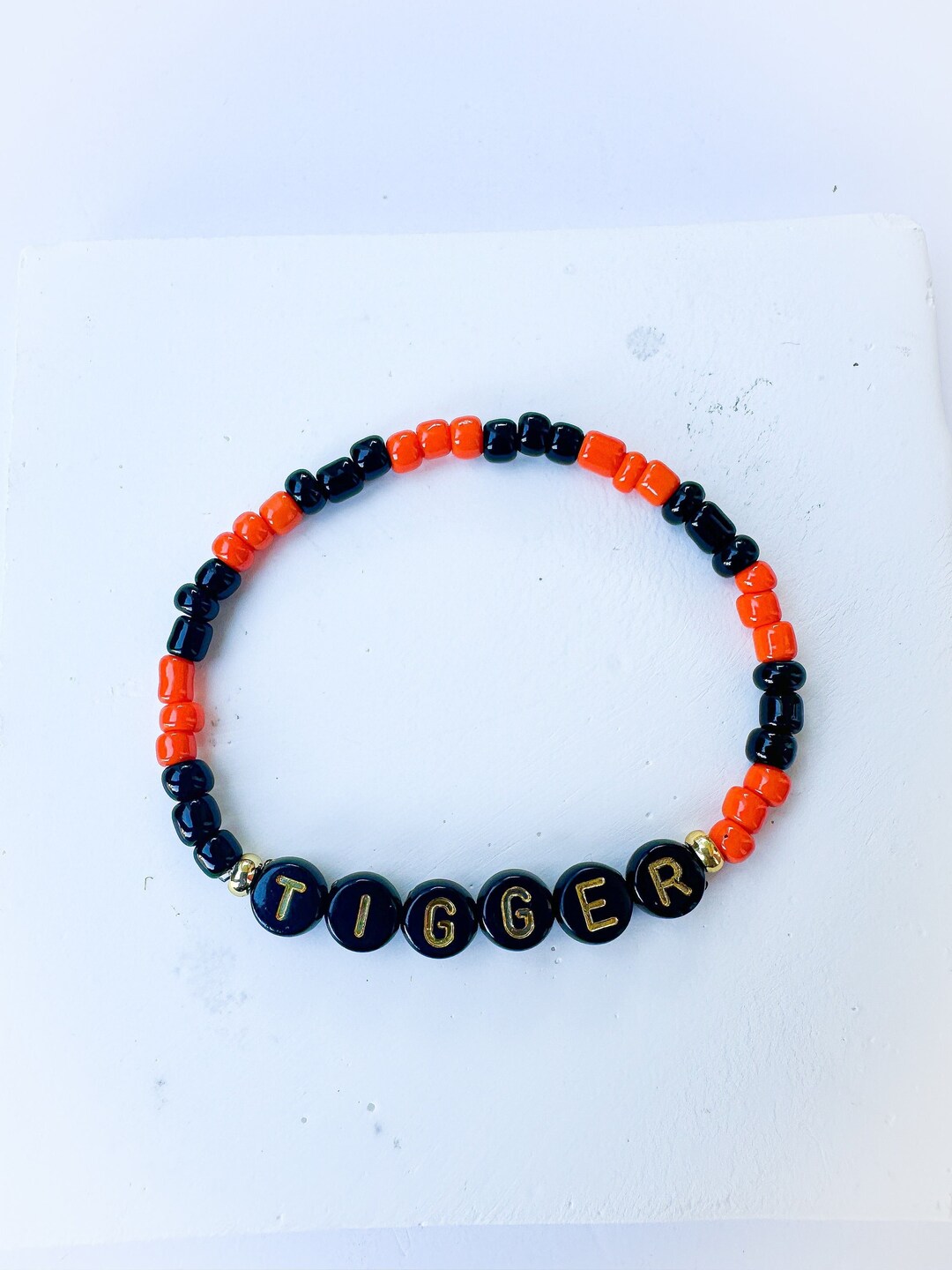 Tigger Bracelet | Winnie the Pooh Beaded Bracelet | Disney Bracelet ...