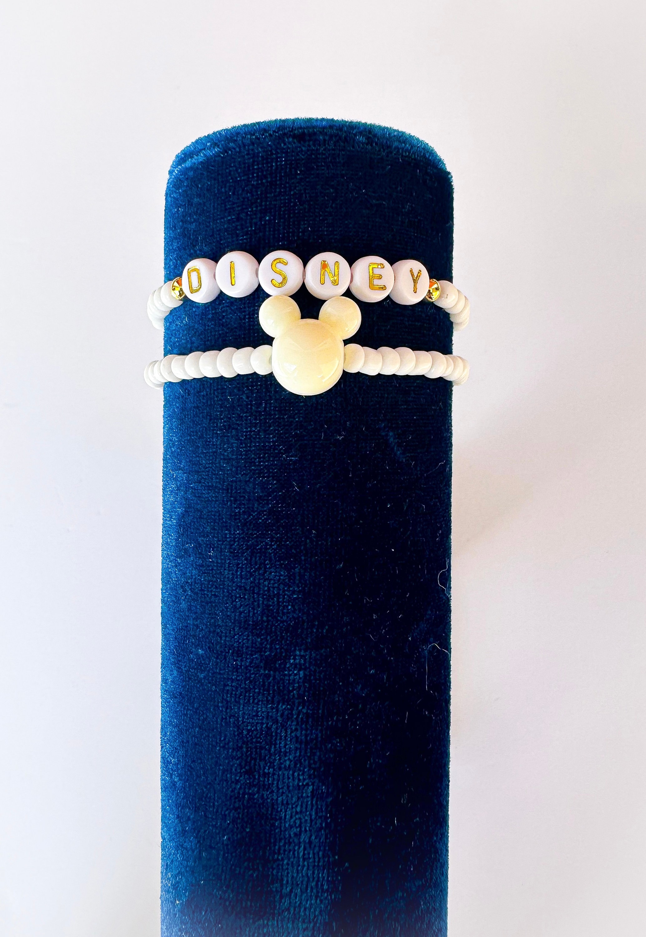 White Disney Bracelet Set Disney World Bracelet Disney Accessories Disney Jewelry Disney ...