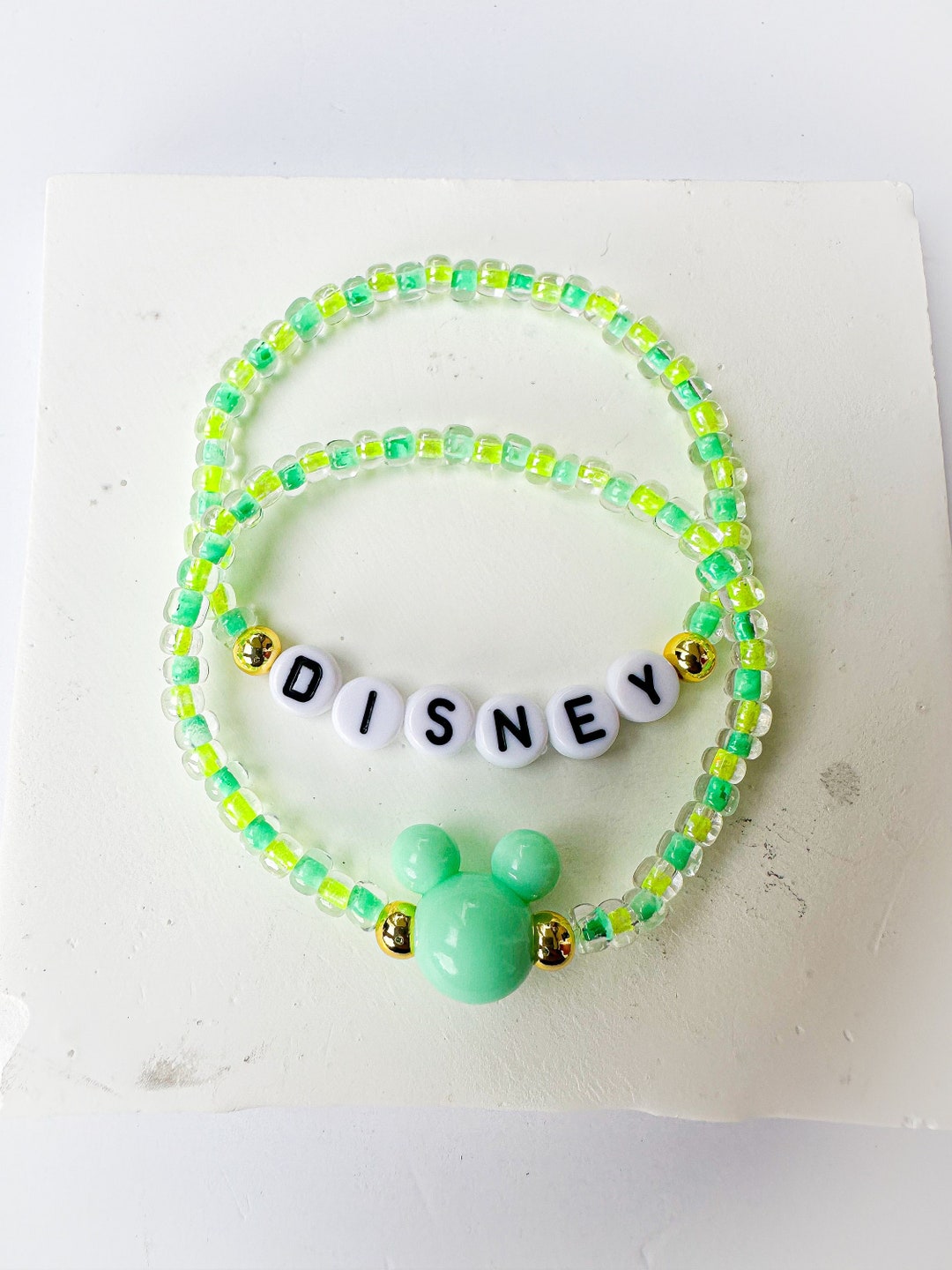 Disney Bracelet Set Disney Beaded Bracelet Disney World Bracelet Disney Accessories Disney ...