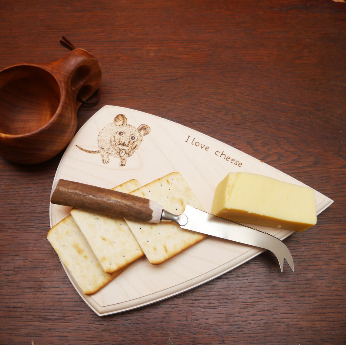 Personalised Mouse Cheese Board - Etsy