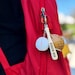 Baseball Key Chain Mini Baseball Set Bag Tag Custom for - Etsy