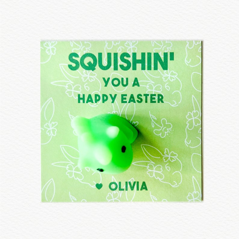 Squishy Happy Easter Party Favor for Classroom, Fidget Toy for Kids ...