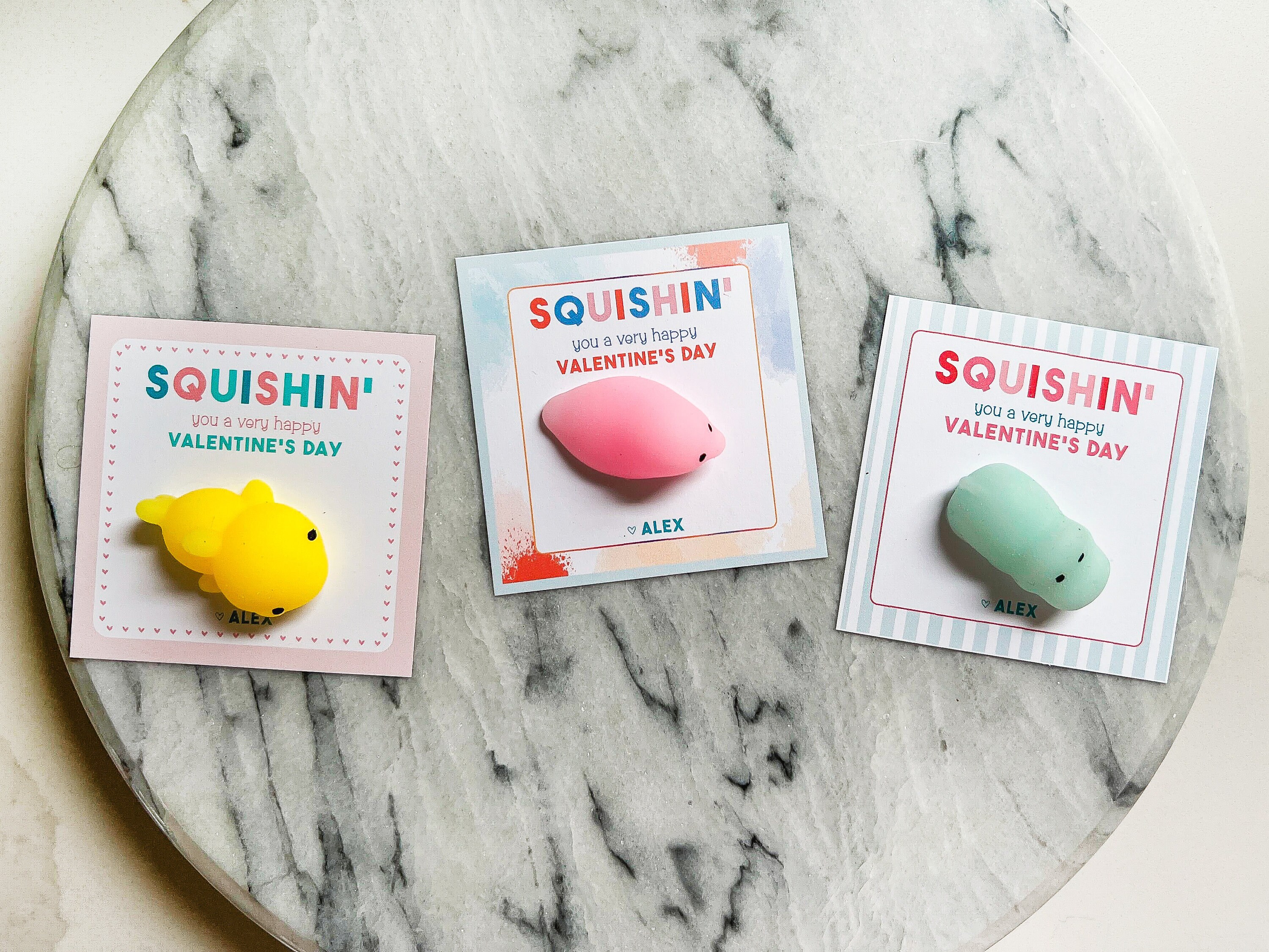 Squishy Valentine's Day Party Favor for Classroom, Fidget Toy for Kids ...