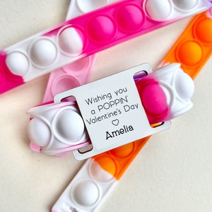 Set of Pop It Bracelet Gift for Kids Birthday Party, Non Food Classroom ...