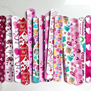 Valentines Day Personalized Slap Bracelet Classroom Gift | Slappy ...