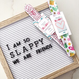 Valentines Day Personalized Slap Bracelet Classroom Gift | Slappy ...