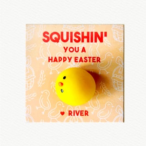 Squishy Happy Easter Party Favor for Classroom, Fidget Toy for Kids ...