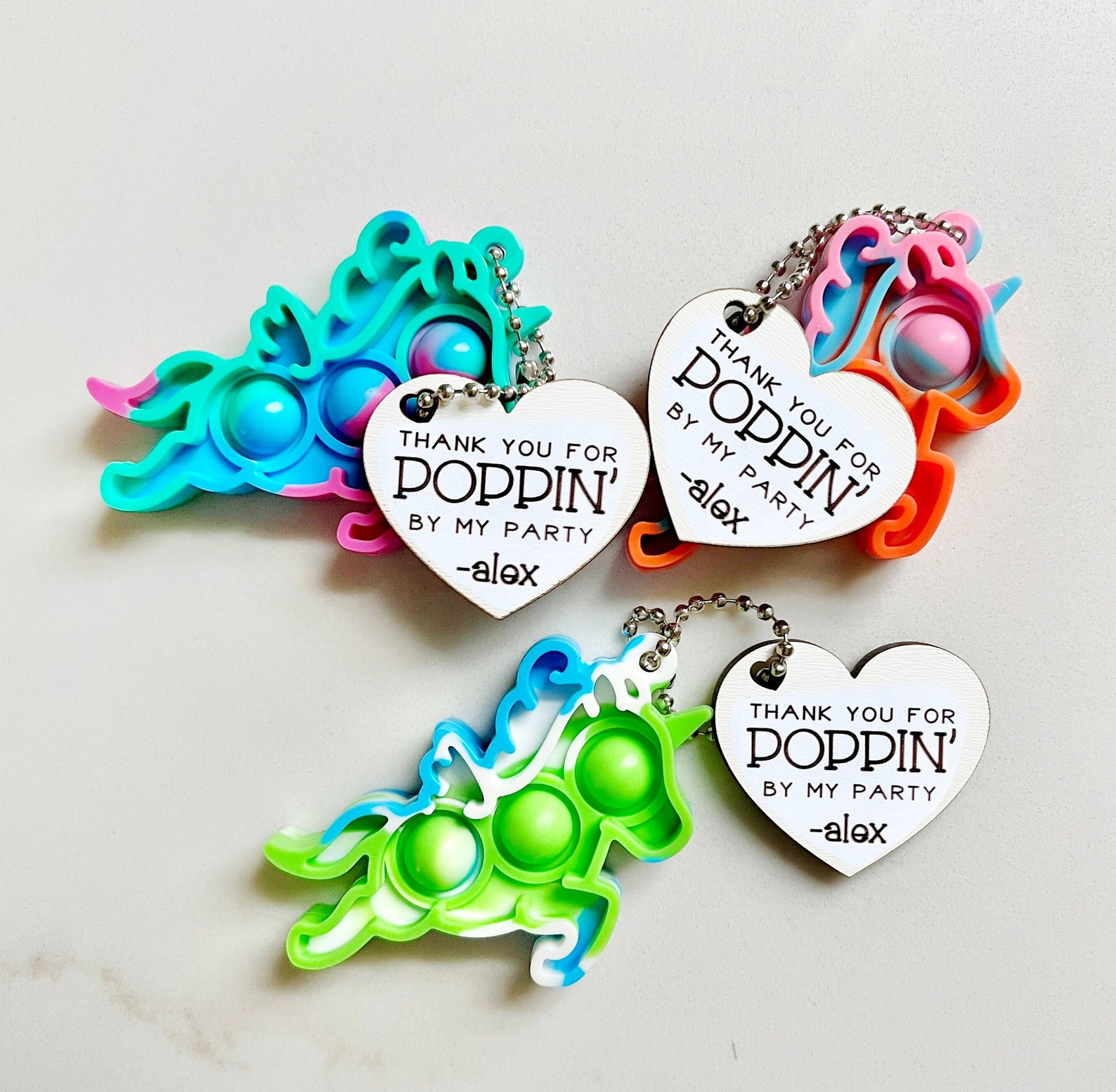 Set of Mixed Pop Its Birthday Party Favor for Kids Non Candy Classroom ...